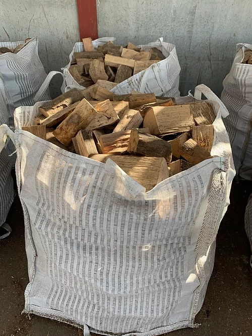Kiln Dried Hardwood Logs - Super Size 1 cubic meter bag - Cranford ...