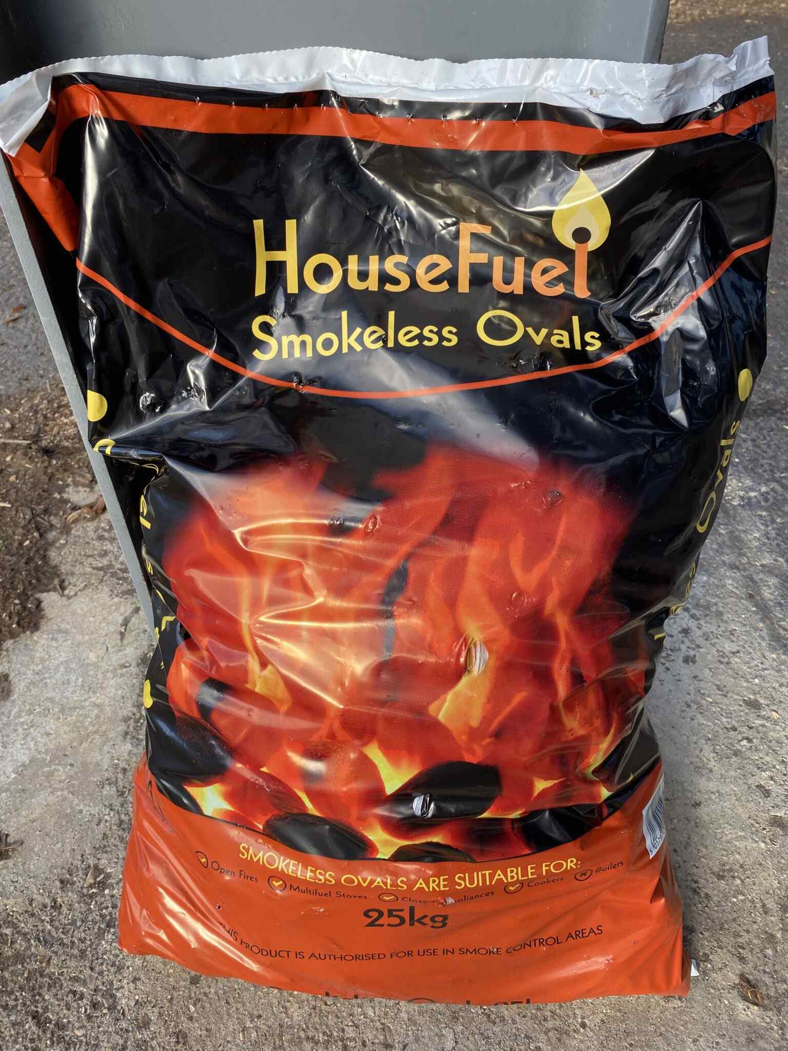 Smokeless Ovals - 20kg - Cranford Estate Firewood